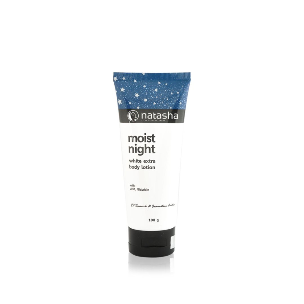 Moist Night White Extra Body Lotion 100gr - Natasha Skin Clinic Center